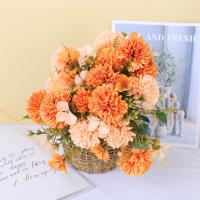 China Artificial chrysanthemum decoration, silk flowers, chamomile, living room photo arrangement, flower bouquet, artificial flowers, orchid, chrysanthemum for sale
