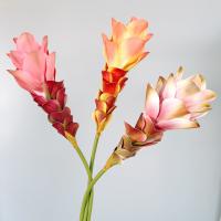 China Simulated Flowers, Ginger Flowers, Lotus Flowers, 3D Printing, Texture Flowers, Home Decor, Model Room Decoration, Wedding Scenery Props, Bouquet for sale