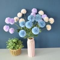 China Customized Rose Red Wedding Simulation Flower Starry Sky Hydrangea Carnation Rose Lavender Dandelion Silk Flower Ornament for sale