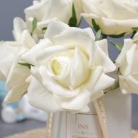 China High end simulation flower with moisturizing and hydrating rose bouquet, with a 5-head curled edge, decorated with fake flowers for weddings for sale