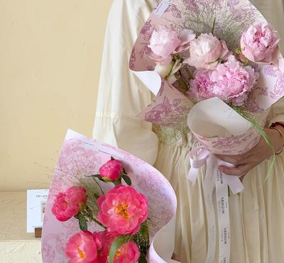China Mother's Day Cotton Ribbon Flower Bouquet Strap Cake Box DIY Decorative Ribbon Packaging Material for Hair Accessories for sale