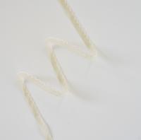 China DIY Handmade Floral Packaging Materials 1cm Wave Edge Yarn Ribbon Flower Bouquet Floral Tie with Yellow Color Fastness for sale