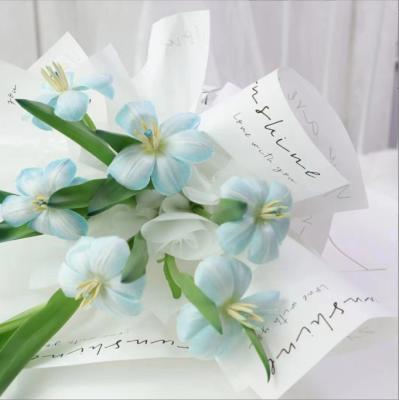 China Wholesale of minimalist paper, InS-style waterproof flower packaging paper materials for Valentine's Day flower art and bouquet packaging in flower shops for sale