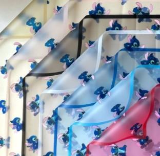 China Magic Edge Mist Face Korean Su Paper Cartoon Stitch Flower Packaging Paper for sale