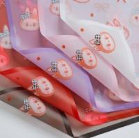 China Labubu Magic Edge Mist Paper Love Bow Flower Packaging Paper for sale