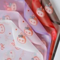 China Labubu Magic Edge Mist Paper Love Bow Flower Packaging Paper for sale