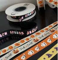 China Festival Essential 1.6cm Printed Ribbon Flower Bouquet Strap for DIY Floral Packaging Material for sale