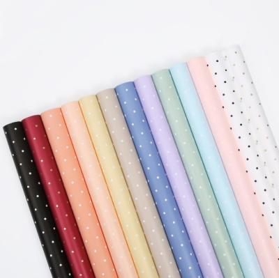 China Flower wrapping paper, Cynthia polka dots, Ouya paper flower shop, flower wrapping paper, flower art gift wrapping paper, wholesale materials for sale