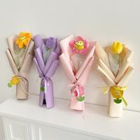 China Mother's Day &520 Single artificial fabric bouquet of sunflowers for sale