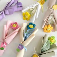 China Mother's Day &520 Single artificial fabric bouquet of sunflowers for sale
