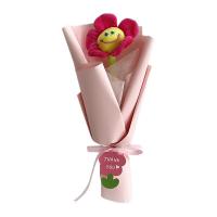 China Mother's Day &520 Single artificial fabric bouquet of sunflowers for sale