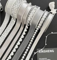 China Silver Series Christmas Ribbons and Flower Bouquets Perfect for Hair Accessories 2.5cm Usage for sale