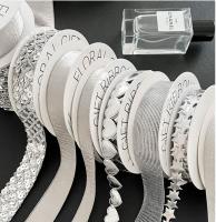 China Silver Series Christmas Ribbons and Flower Bouquets Perfect for Hair Accessories 2.5cm Usage for sale