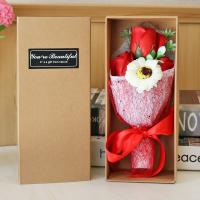 China Soap flower gift, romantic simulation bouquet, rose bouquet, Valentine's Day gift for girlfriend, in stock for sale