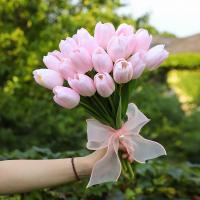 China Tulip bouquets, fake flowers, simulated flowers, living room decoration, floral arrangements, silk flowers, plastic flowers, dining table flowers, flower arrangements for sale