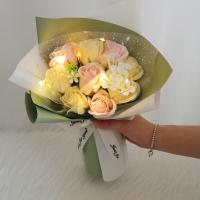 China Cross-border creative gift roses, hand-held bouquets, Valentine's Day, Qixi Festival, Mother's Day, birthday gifts, soap and flower wholesale for sale