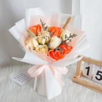 China Cross-border creative gift roses, hand-held bouquets, Valentine's Day, Qixi Festival, Mother's Day, birthday gifts, soap and flower wholesale for sale