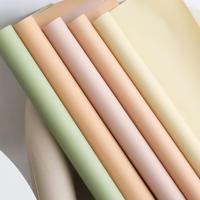 China First love solid-color paper roll flower bouquet wrapping paper, waterproof flower art wrapping paper, single-color paper flower shop packaging material for sale