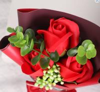 China Creative Gift Simulation Rose Bundle Soap Flower for sale