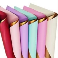 China Light Luxury Series DIY Handcrafted Material with Waterproof Rose Flower Wrapping Paper in Many Colors and Pearlized Film for sale