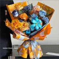 China Women's Day Bouquet Material Butterfly Flowering Period Wrapping Paper with Pearlized Film Shipping Time 30-45 Days for sale