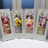 China Valentine's Day and Mid-Autumn Festival gifts: Kuromi dolls, bouquets of roses, soap, flowers, sunflowers, and Christmas gifts for sale