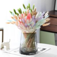 China Ins website red flower bouquet eternal life flower home living room decoration ornament rabbit tail grass dog tail grass dried flower for sale