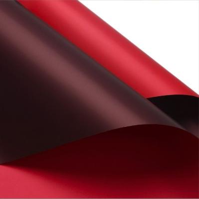 China Florist Wrapping Supplies Two-color Ouya Paper for Bouquet Packing Solid-color Waterproof Flower Paper for sale