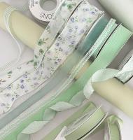 China 1cm Washable Mint Manbo Ribbon Flower Bouquet Float Handmade Floral Design DIY Gift Cake Pack Decorative Strap for sale