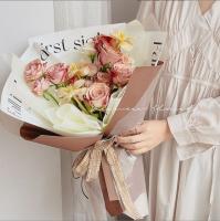 China Florist Wrapping Paper for Valentine's Day Confessions Cynthia Oya Paper Artistic Bouquet Decoration Materials for sale