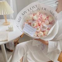 China Florist Wrapping Paper for Valentine's Day Confessions Cynthia Oya Paper Artistic Bouquet Decoration Materials for sale