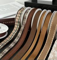 China Man-Made Autumn/Winter Maillard Series Ribbon Flower Gift Strap Bouquet DIY Ribbon Floral Arrangement Gift Packaging Tape Brown/Customized Colors for sale