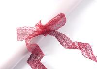 China Flower Packaging Material Lace Ribbon Snow Gauze Ribbon Flower Bouquet for Handmade DIY 2.5cm Width for sale