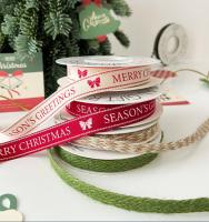China Winter Snow Time Ribbon Flower Bundle Bow Tie Festival Atmosphere Decoration Handmade DIY packaging materials for sale