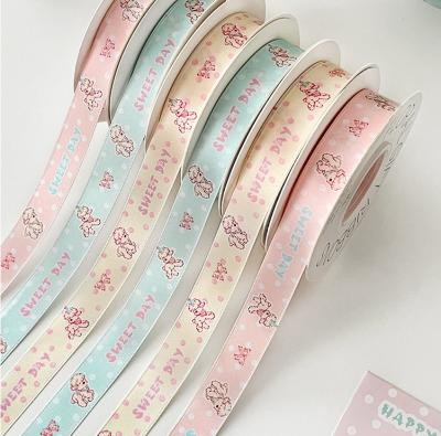 China Kids' Fun Cream Lamb Candy Ribbon Artistic Packaging Straps and Flowers for International Children's Da for sale
