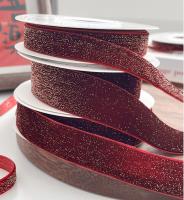 China Man-Made Red Velvet Ribbon for Handmade Floral Art Year Gift Packaging and DIY Projects Fabric Tape Material for sale