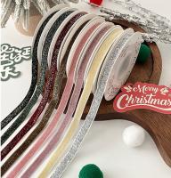 China Yellow Satin Ribbon for Christmas Decorations Washable DIY Material for sale