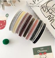 China Yellow Satin Ribbon for Christmas Decorations Washable DIY Material for sale