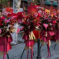 China Handcrafted Floral Art Jincai Paper's Grand Opening with Two-Color Gilded Ouya Flower Wrapping Paper for sale