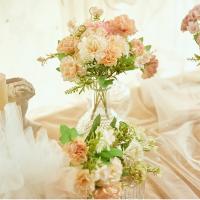 China Carnation simulation flower Spring color series Small handle flower Mother's Day fake flower Fresh soft decoration Silk flower Cross border hot selling artificial flower for sale