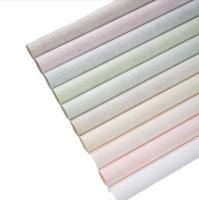 China Flower Dress Cream Series waterproof embossed paper, flower packaging paper, Kafen paper, bouquet wrapping paper for sale
