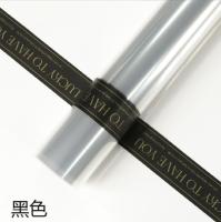 China Ins-style Simple English Cellophane Thickened Dust-proof Transparent Opp Film Paper Korean-style Bouquet Wrapping Paper Material for sale