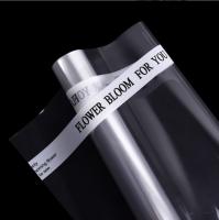 China Ins-style Simple English Cellophane Thickened Dust-proof Transparent Opp Film Paper Korean-style Bouquet Wrapping Paper Material for sale