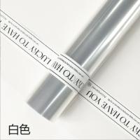 China Ins-style Simple English Cellophane Thickened Dust-proof Transparent Opp Film Paper Korean-style Bouquet Wrapping Paper Material for sale