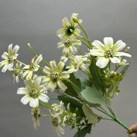 China Simulated 15 head coating happy chrysanthemum small handle bundle silk flower home hotel wedding photography decoration small chrysanthemum for sale
