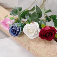 China Simulated Flower Mini Single Rose Fake Flower Home Decoration Handheld Flower Wedding Decoration Manufacturer Wholesale Fresh Flowers Dried Flowers for sale