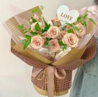 China Hollow out West Window Bamboo Fenghua Paper Flower Arrangement Flower Packaging Paper for sale