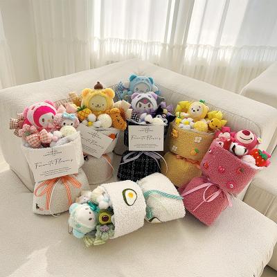 China Wholesale plush Sanrio dolls for your girlfriend and best friend's Valentine's Day cartoon doll bouquets for sale