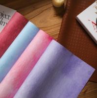 China Florist Wrapping and Bouquet Packing Paper in Ink Dyed Texture with a Wide Range of Colors for sale