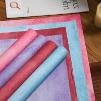 China Florist Wrapping and Bouquet Packing Paper in Ink Dyed Texture with a Wide Range of Colors for sale